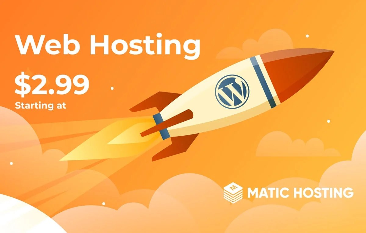 MaticHosting - Web Hosting, Domain Names, Fast & Secure